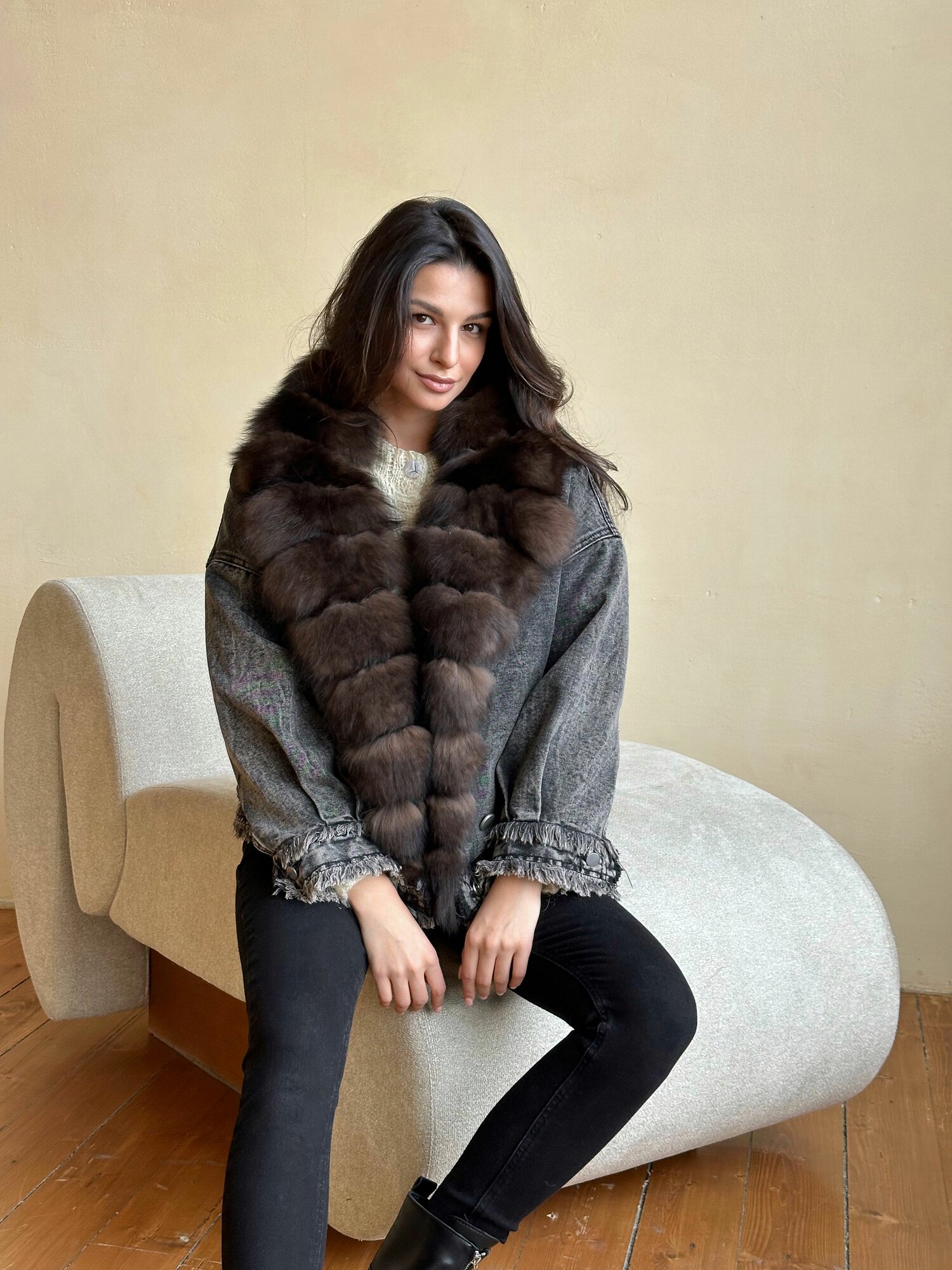 Куртка джинсовая Осень\зима 2025