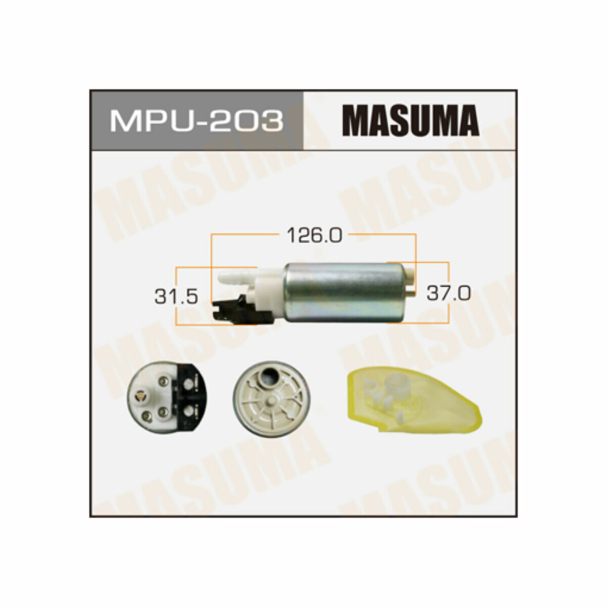 Насос Топливный Nissan Almera, Juke, Note, Qashqai 1.6 2010 -(Masuma Mpu-203)