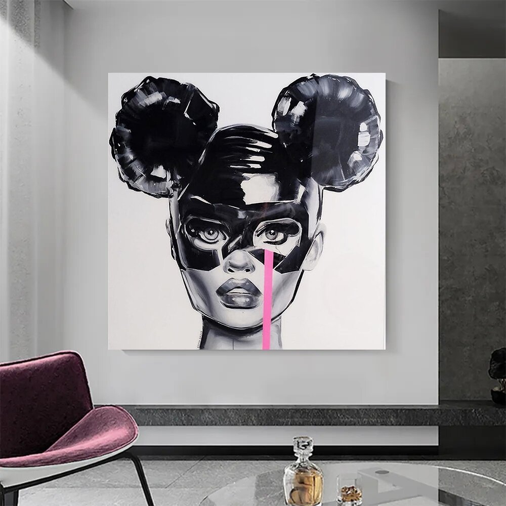 Картина на холсте - "Поп арт, современное искусство", 50х50 см.