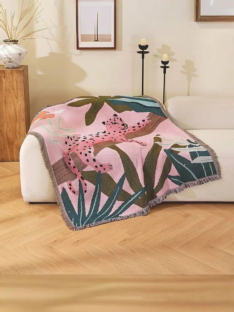 Плед-пончо , Полиэфирное волокно, 160 см х 130 см