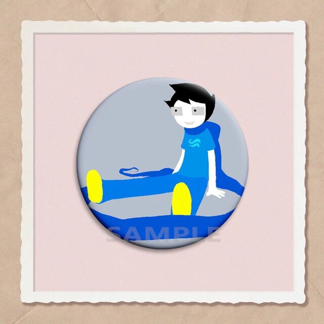 32/50/58 мм John Egbert, мягкие булавки на пуговицах, мультяшная аниме, кавайная брошь, значок для рюкзака, украшения одежды, модные подарки