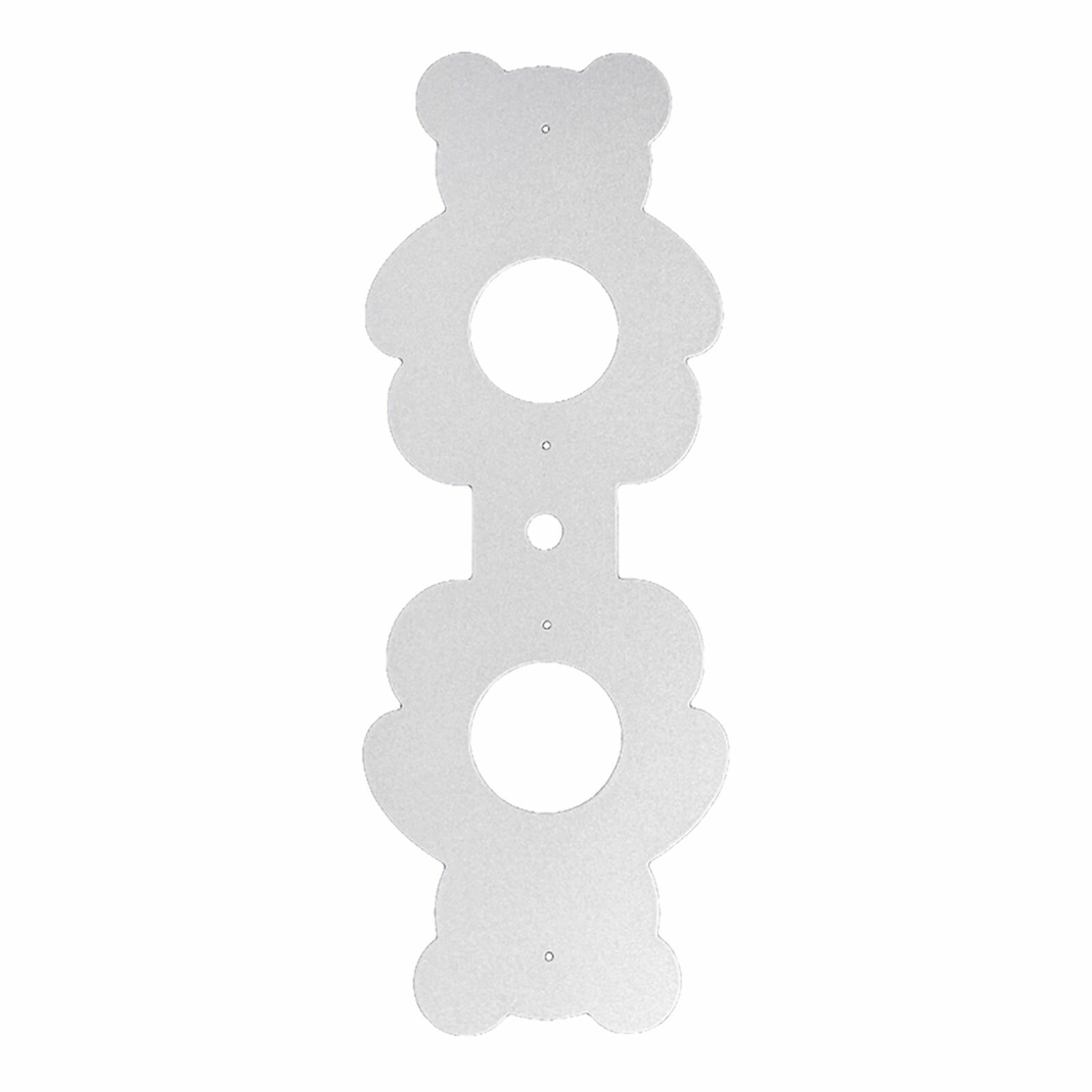 (1 шт.) Форма для резки леденцов на палочке в виде медведя MH466