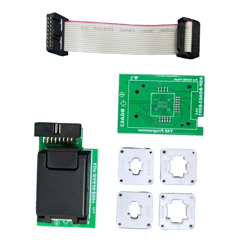 Разъем IC Адаптера BGA48 BGA63 для Программирования и Тестирования Микросхем Программатора T48 с Высокоточным Подключением