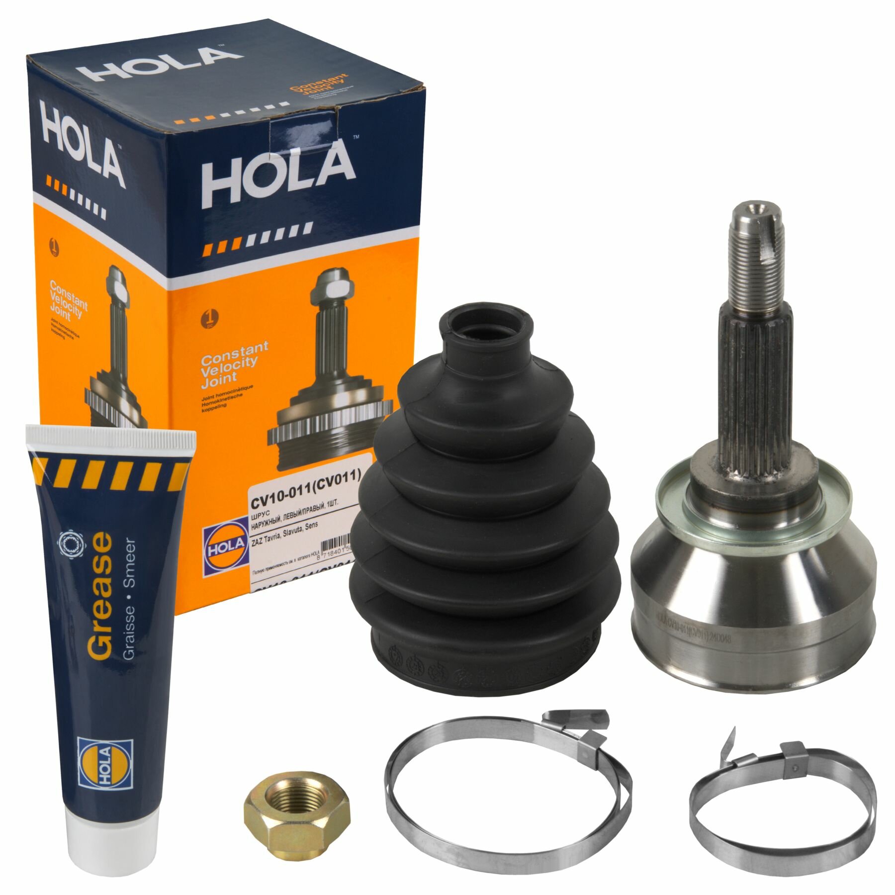 ШРУС наружный левый, правый HOLA CV10-011 для ZAZ Tavria, Slavuta, Sens