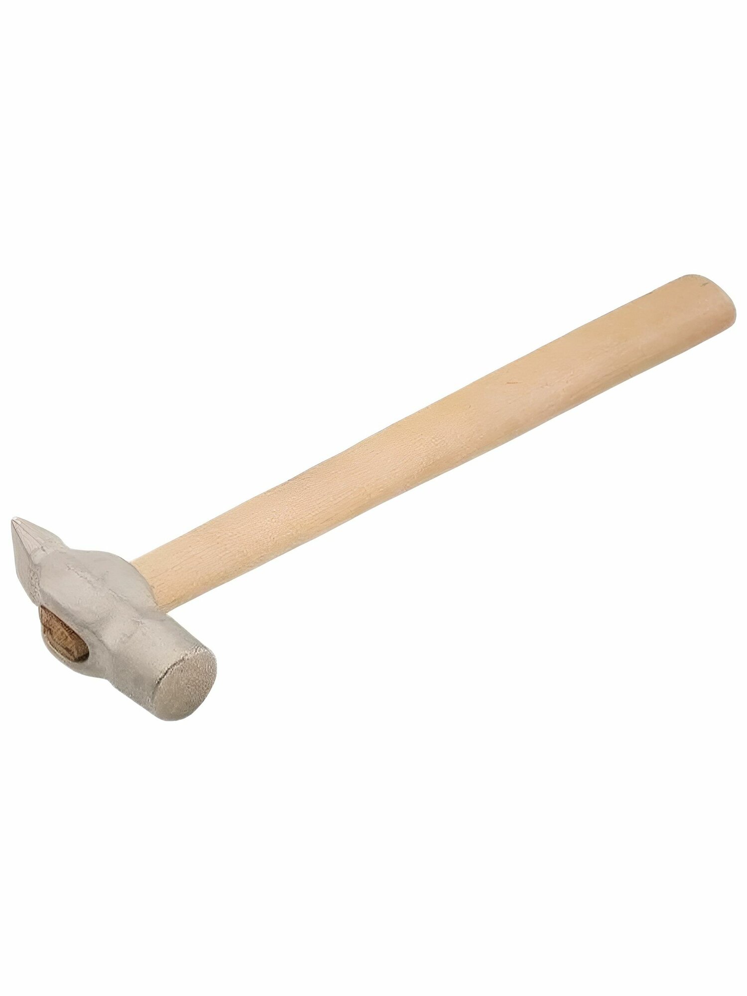 Молоток слесарный, 400 г, круглый боек, деревянная рукоятка // Россия