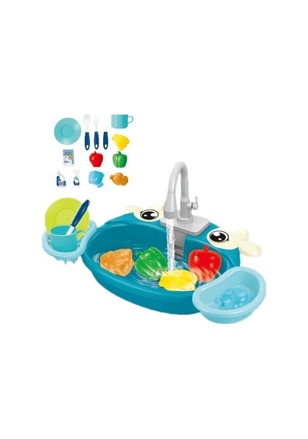 Детский набор кухонных игрушек MK без коробки, стильный набор для мытья посуды, обучающий игровой домик, набор для раковины, детский рождественский подарок, кухонные игрушки, 2815 красочных наборов для дома и кухни для детей от 3 лет и старше