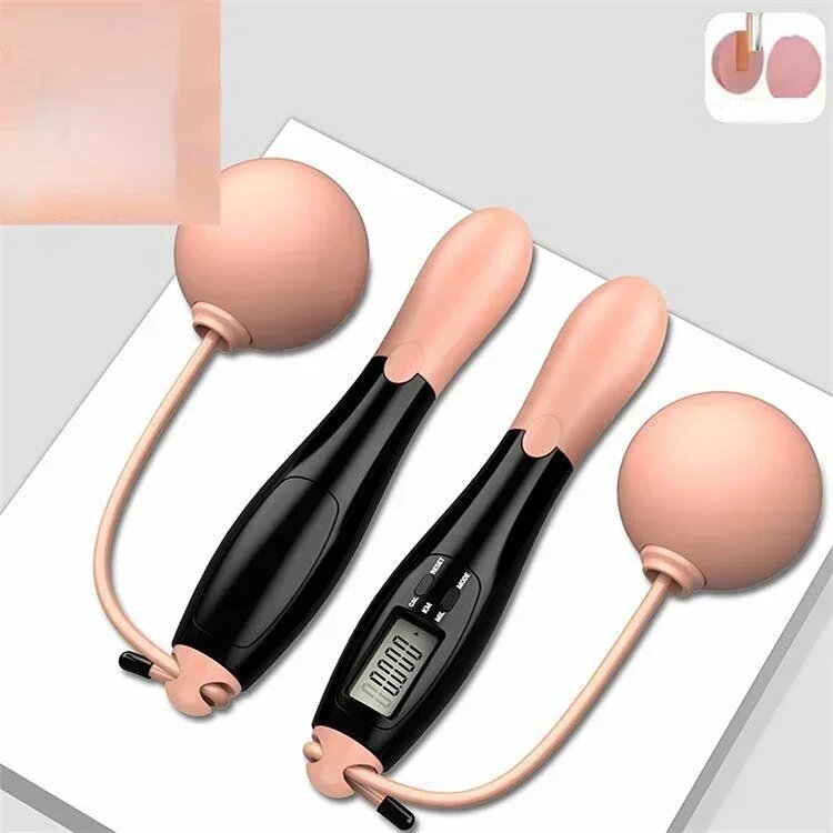 Счетная скакалка, мяч, стальная скакалка из ПВХ, регулируемая беспроводная скакалка для упражнений, фитнес-тренажерный зал, домашнее спортивное оборудование