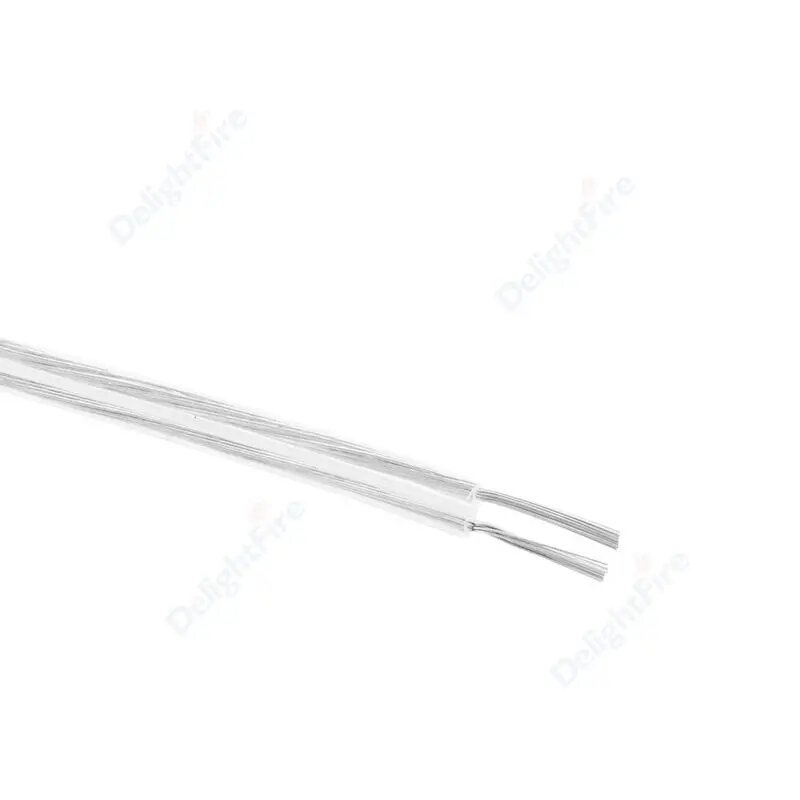 Прозрачный провод DelightFire 22/20/18AWG 18 AWG, Transparent, 100m