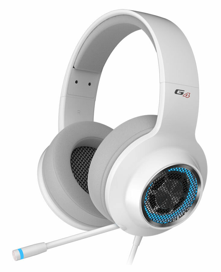 Гарнитура игровая EDIFIER G4, для компьютера, накладные, белый-MAI