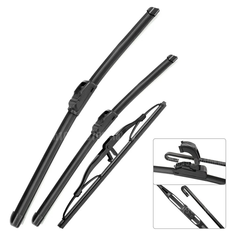 Для Toyota Prado J90 1996-2002 1997 1998 1999 стеклоочиститель передние и задние щетки стеклоочистителя лобовое стекло щетки для окон 19 "+ 18" + 14"