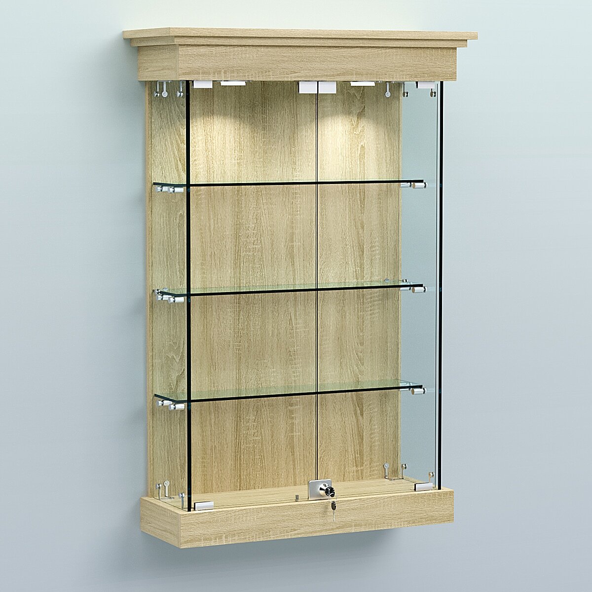 Витрина для музеев "Коллекция" настенная №1-3. Производитель товара - компания ТОБ.