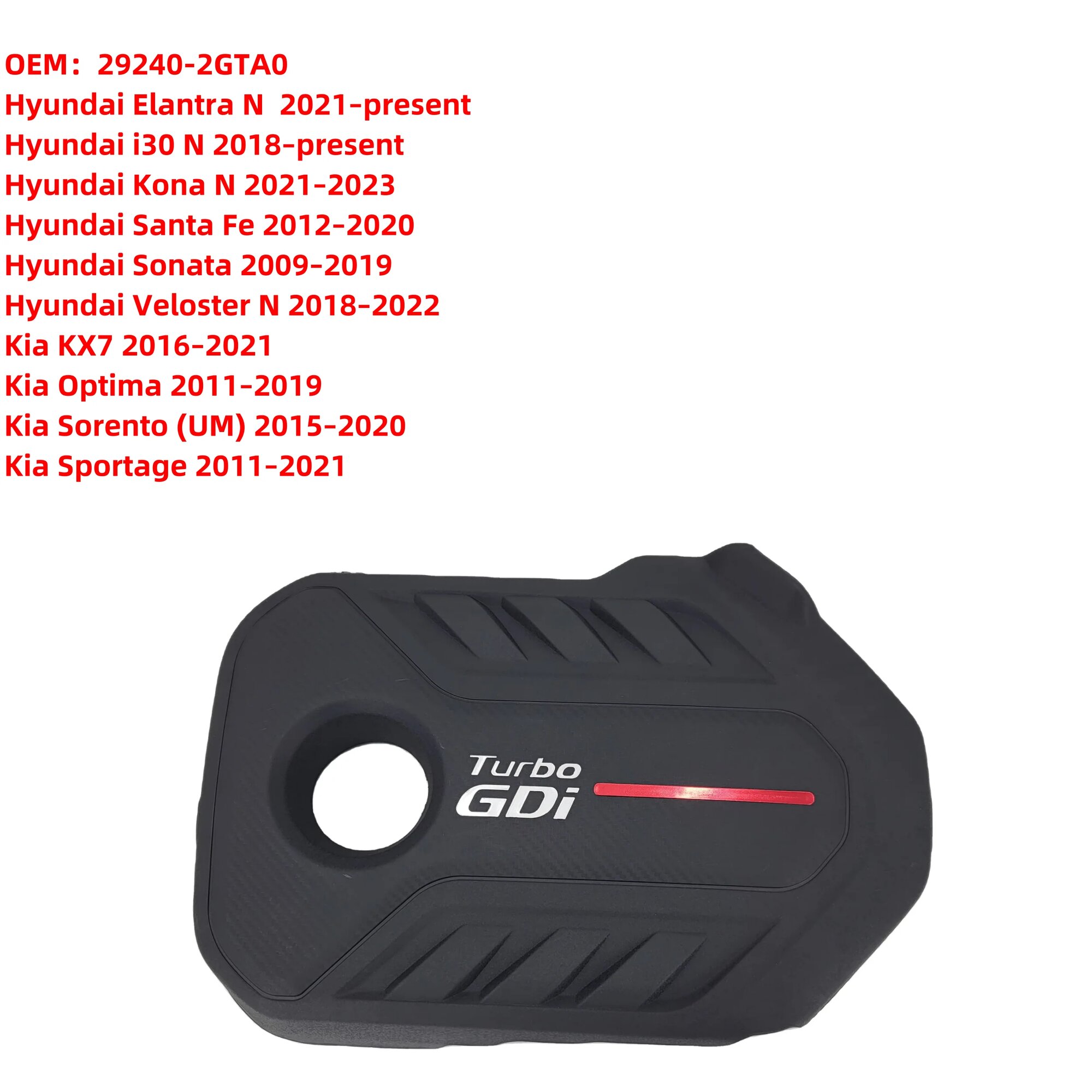 Крышка клапана двигателя автомобиля для Kia Optima Sportage 2011 2012 2013 2014 2015 2016 2017 2018 2019 2020 2021 KX7 Sorento UM 29240-2GTA0