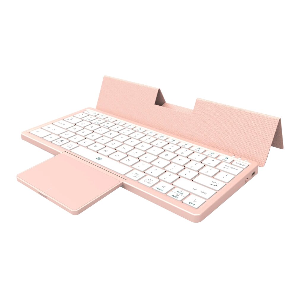 3-канальная портативная беспроводная Bluetooth-совместимая планшетная клавиатура 5.2 с сенсорной панелью, складной чехол для Windows Android