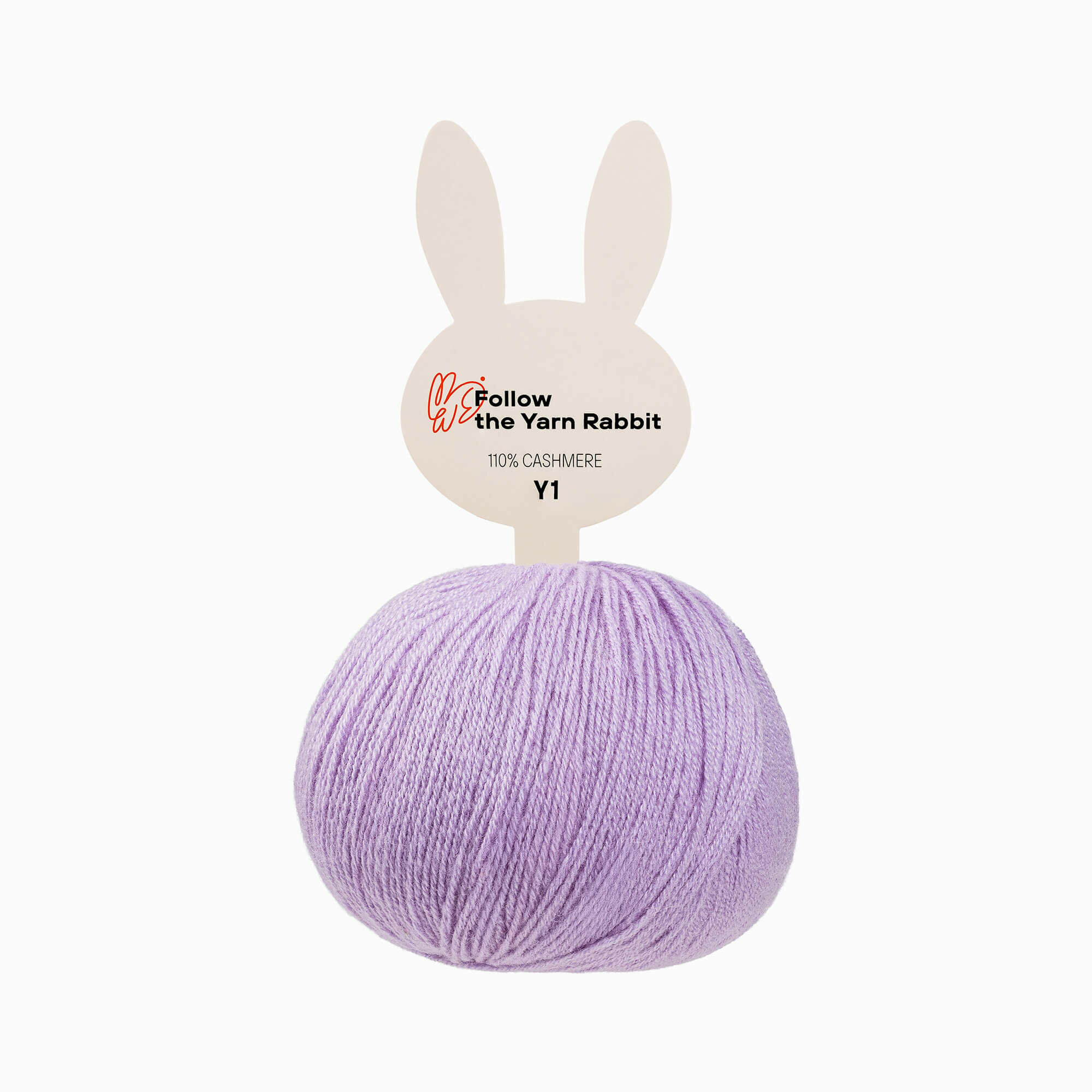 Кашемир 100% Y1 Lavander Raf 210 м / 50 гр FOLLOW THE YARN RABBIT
