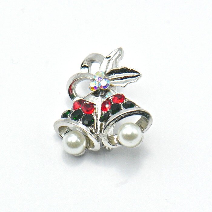 Брошь, кристаллы Swarovski, жемчуг имитация