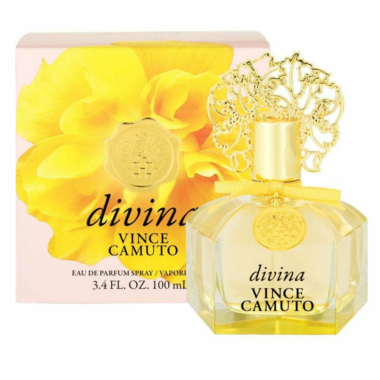 Парфюмерная вода Vince Camuto Divina, фруктово-цветочный женский аромат, 100 мл