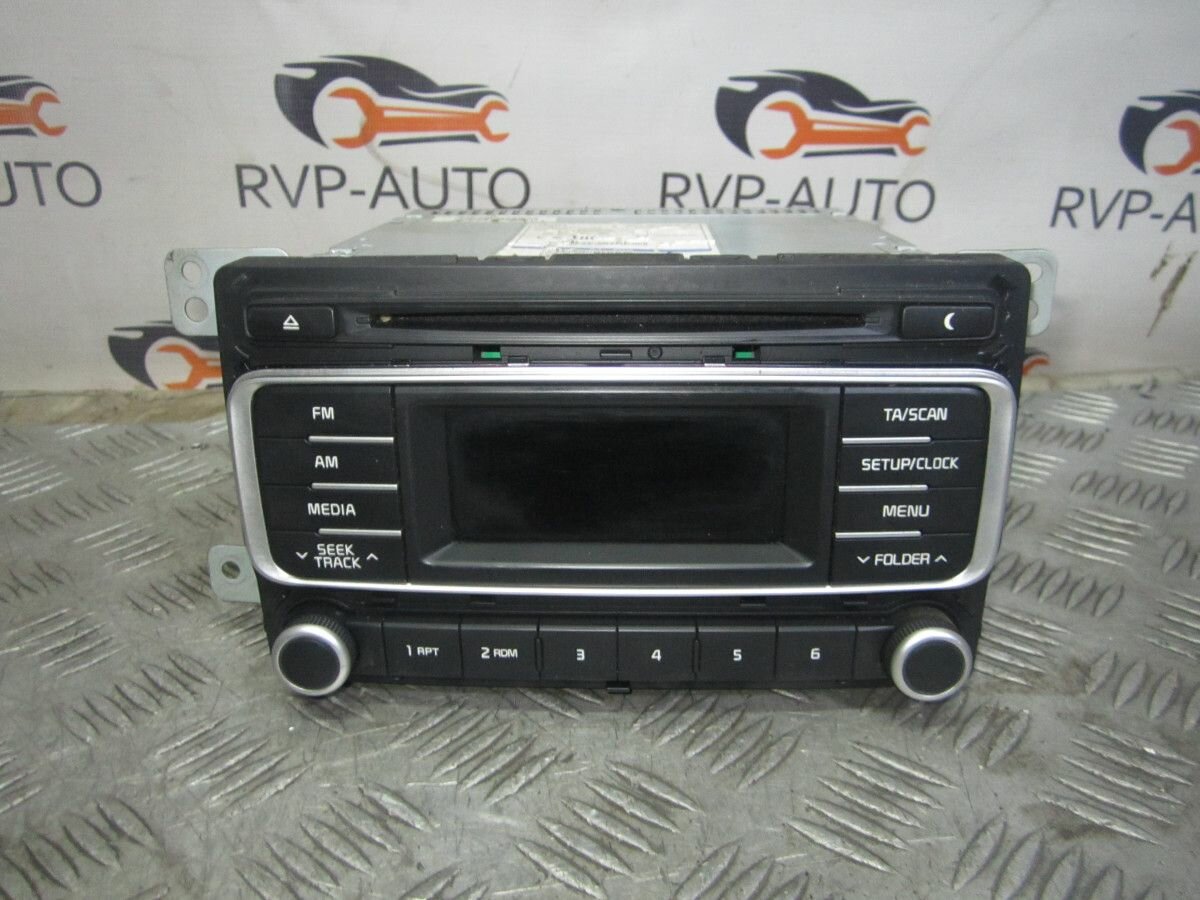 Магнитола штатная Kia Rio 3 1.6 2011-2017 961704Y000ASQ