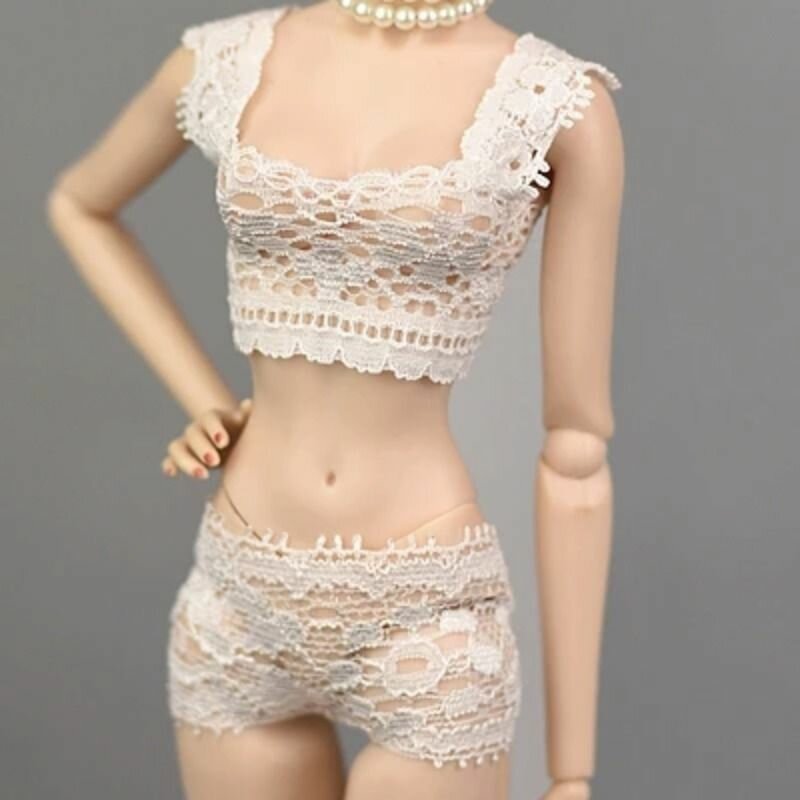 1 Комплект мягких кружевных трусов-бюстгальтеров для кукол Barbie Барби 1/6