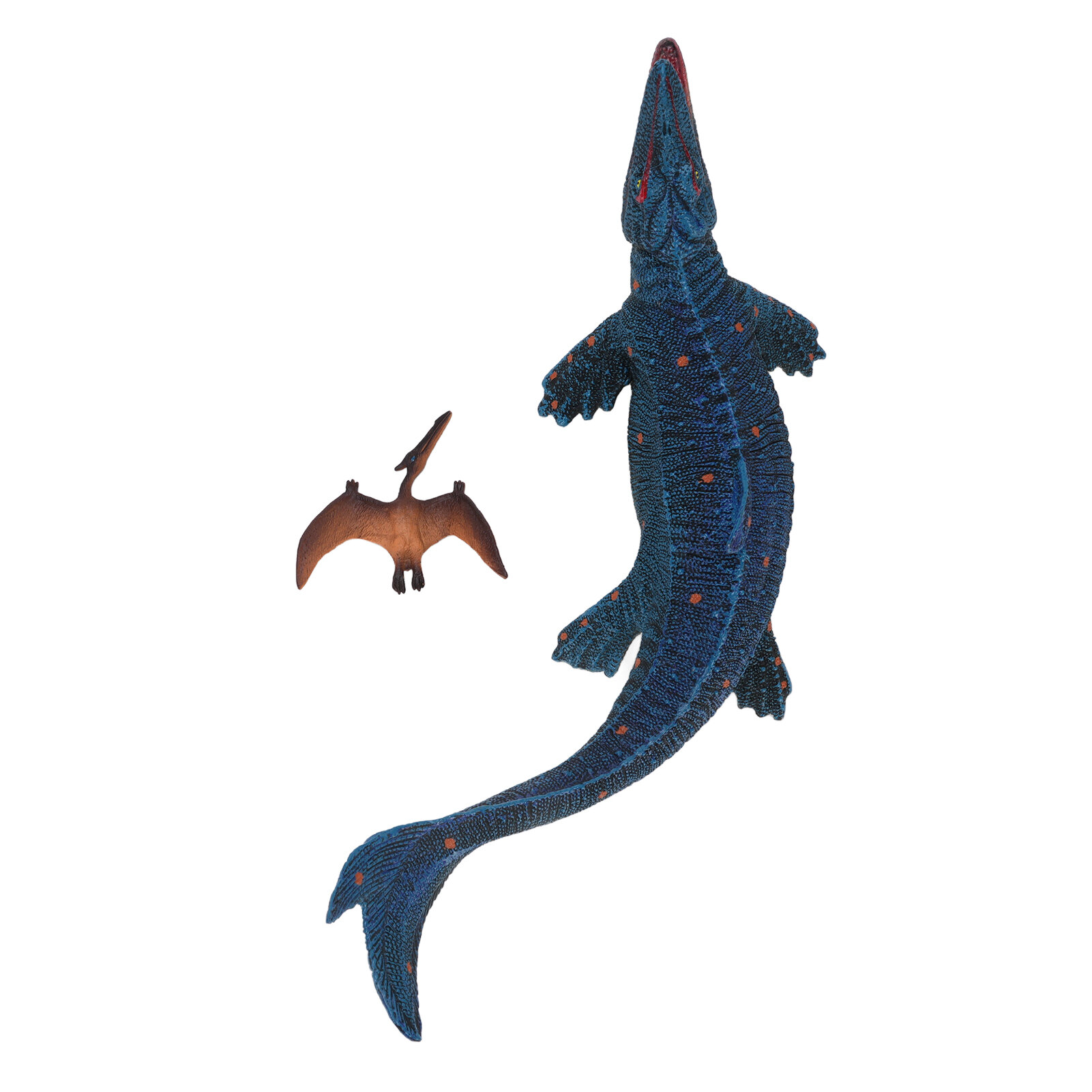 2 шт. Фигурка морского динозавра, познавательная игрушка динозавра, пластиковая имитационная модель животного океана для детей