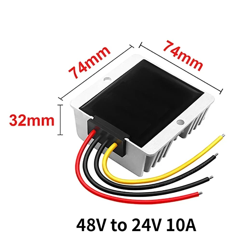 Конвертер 48В на 24В Kangwobei 5-20А 48V to 24V 10A