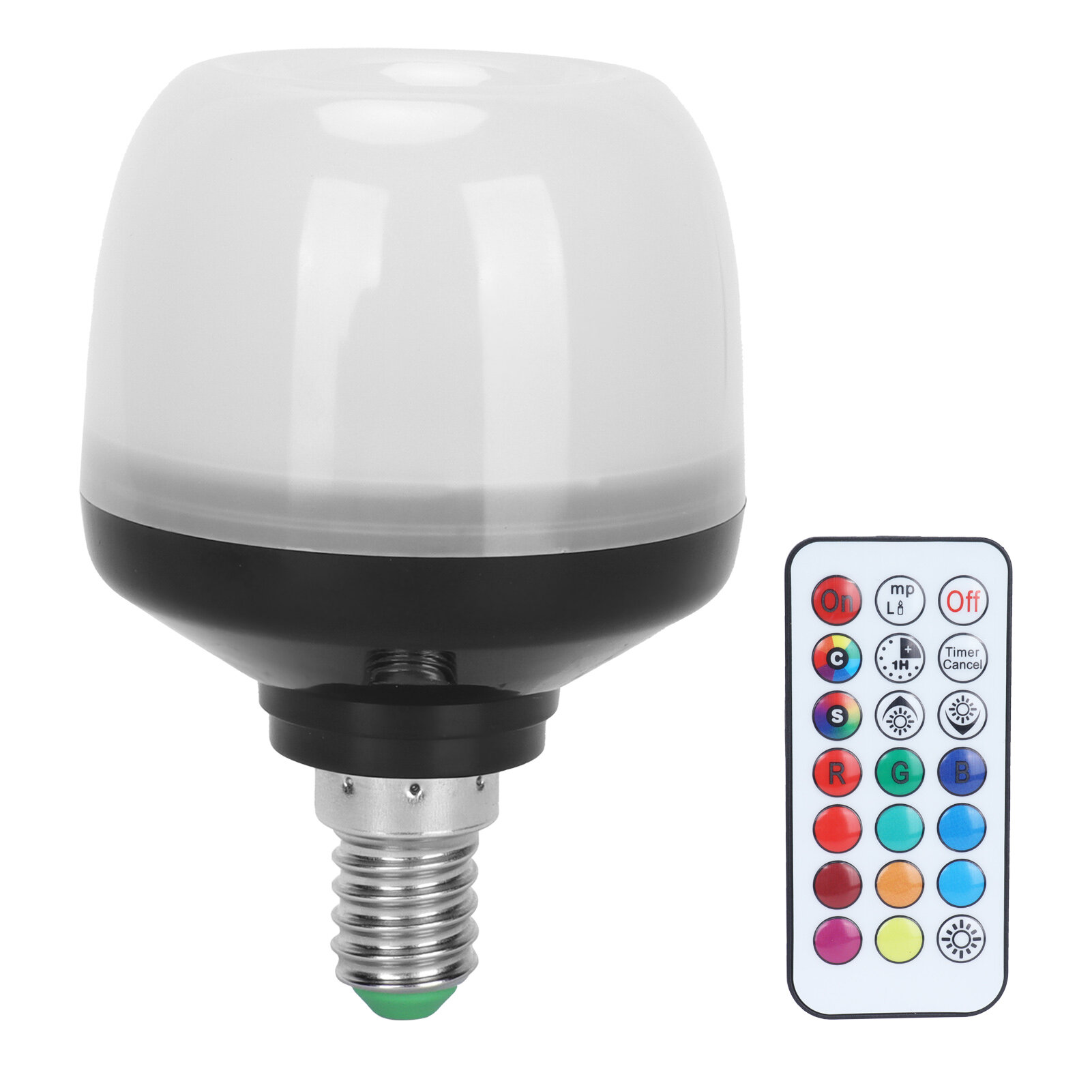 85-265 В E14, меняющая цвет лампочка RGB + W для домашнего декора, спальни, сцены, вечеринки, энергоэффективная 5 Вт