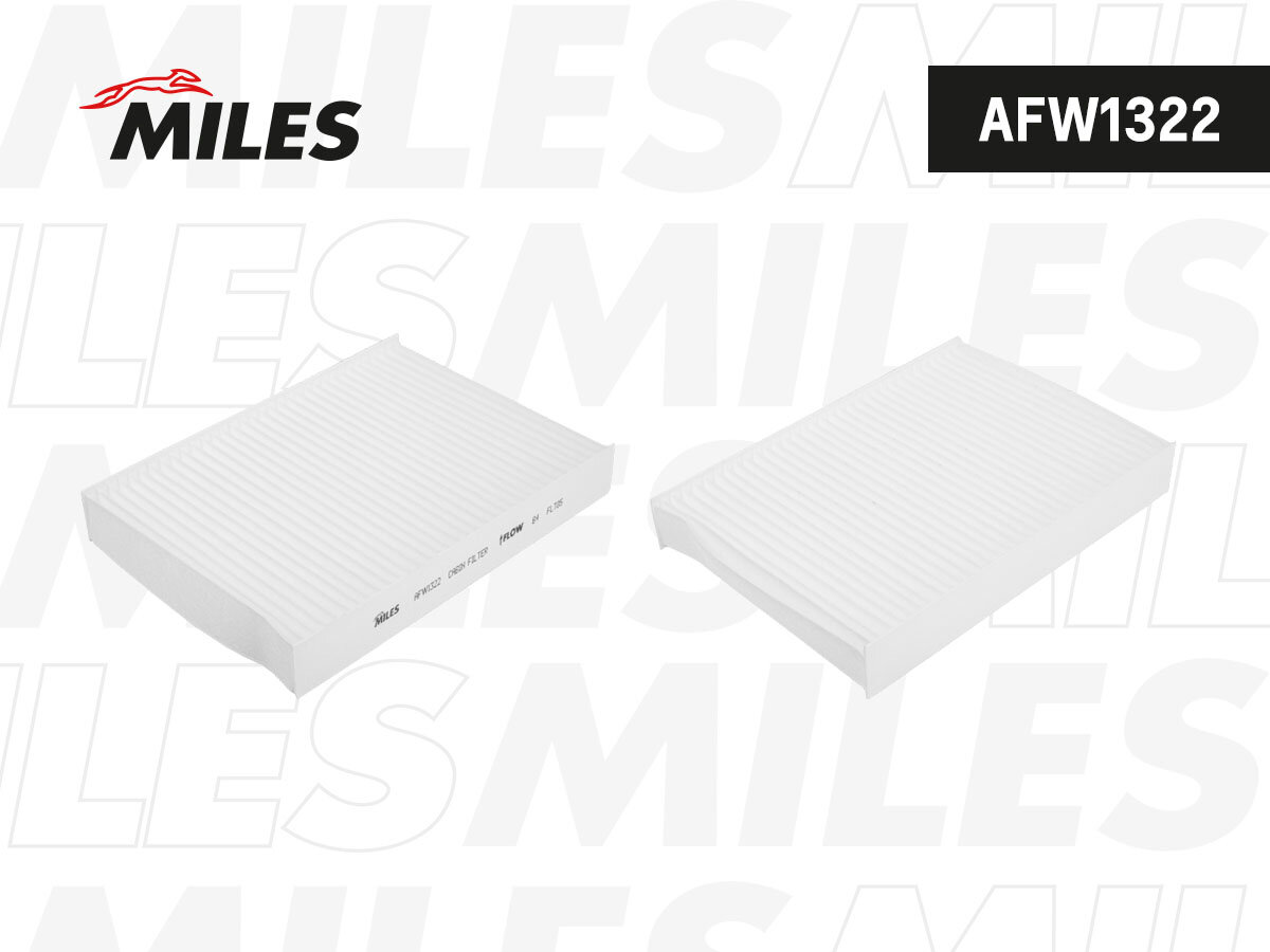 Фильтр салона Nissan Qashqai II 13-, X-Trail 13-; Renault Megane IV 15- Miles