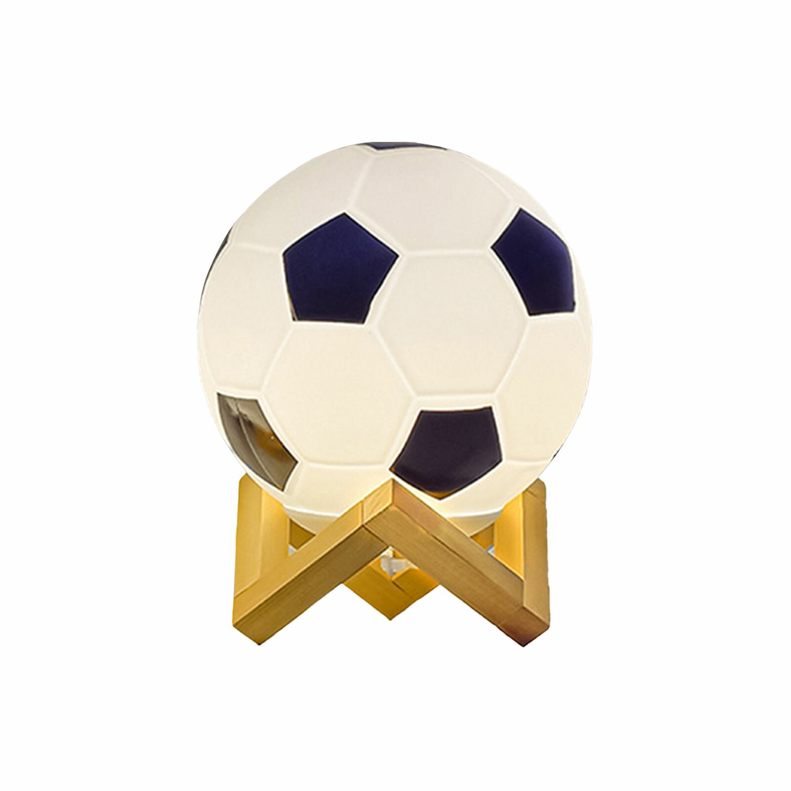Светодиодный ночник с дистанционным управлением, деревянная настольная лампа со стеклянным абажуром, регулируемая яркость, энергосберегающая
