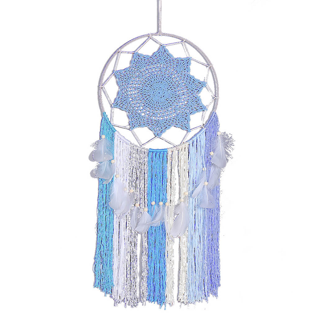 Boho Dream Catcher with Feather Handmade Dreamcatchers Wall Hanging Ornaments