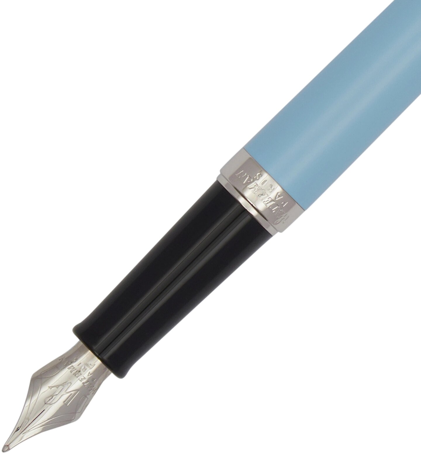 Ручка перьев. Waterman Hemisphere Colour Blocking (2179924) Blue CT F ст. нерж. подар. кор.