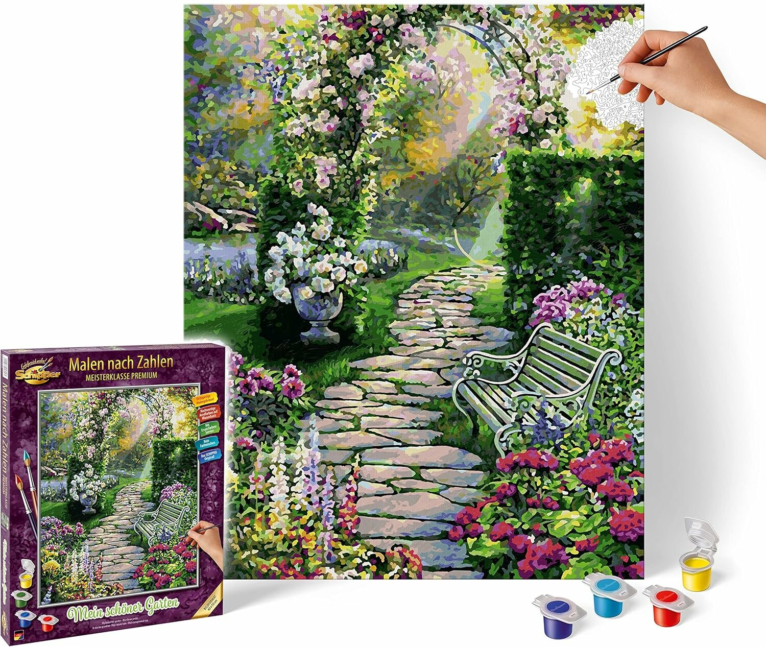 Набор для рисования по номерам Schipper - Картина по номерам Мой прекрасный сад, 40 x 50 см - Шиппер 609130804