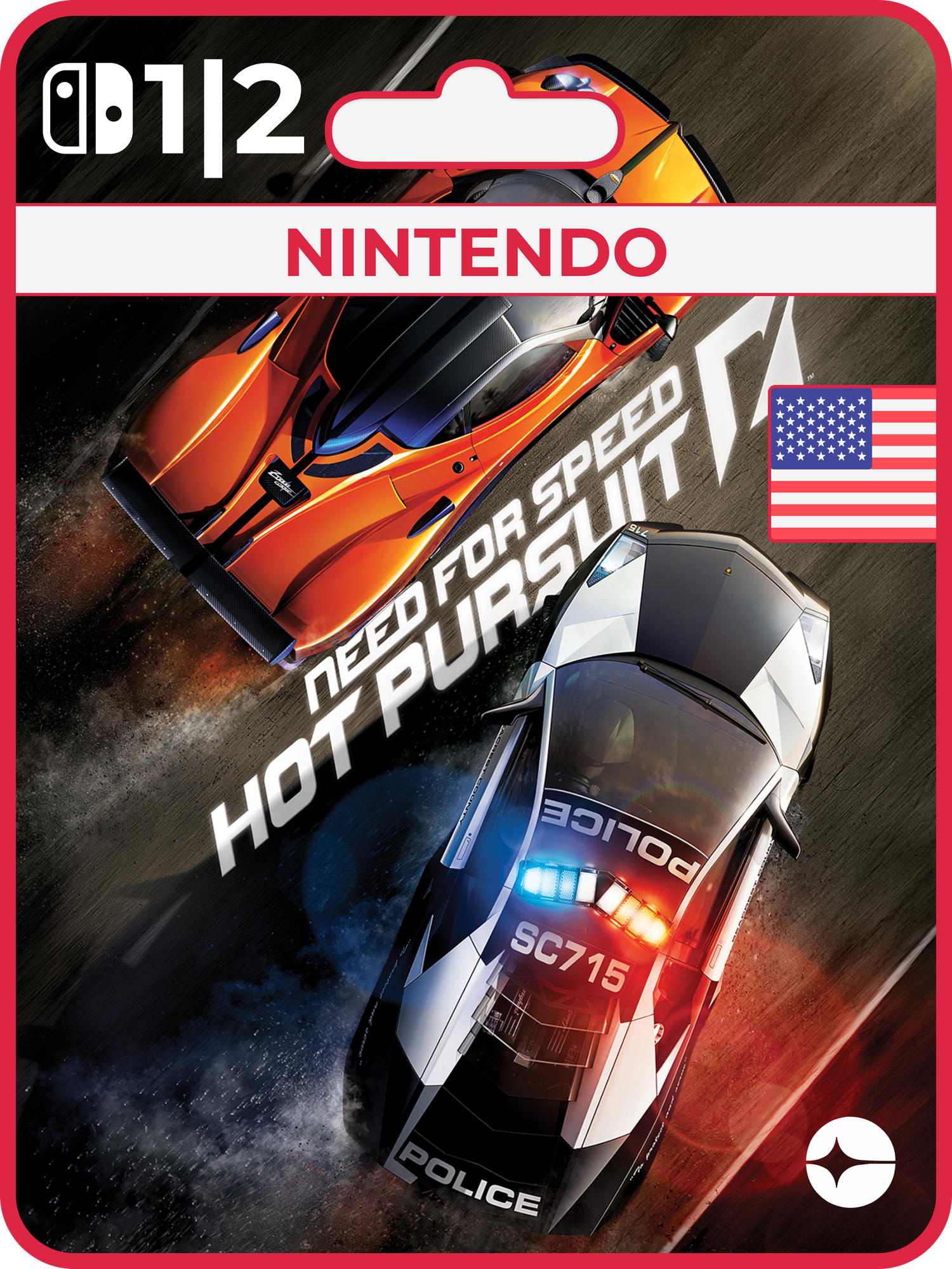 Need for Speed Hot Pursuit Remastered для Nintendo Switch 1&2 [Цифровая версия, США]