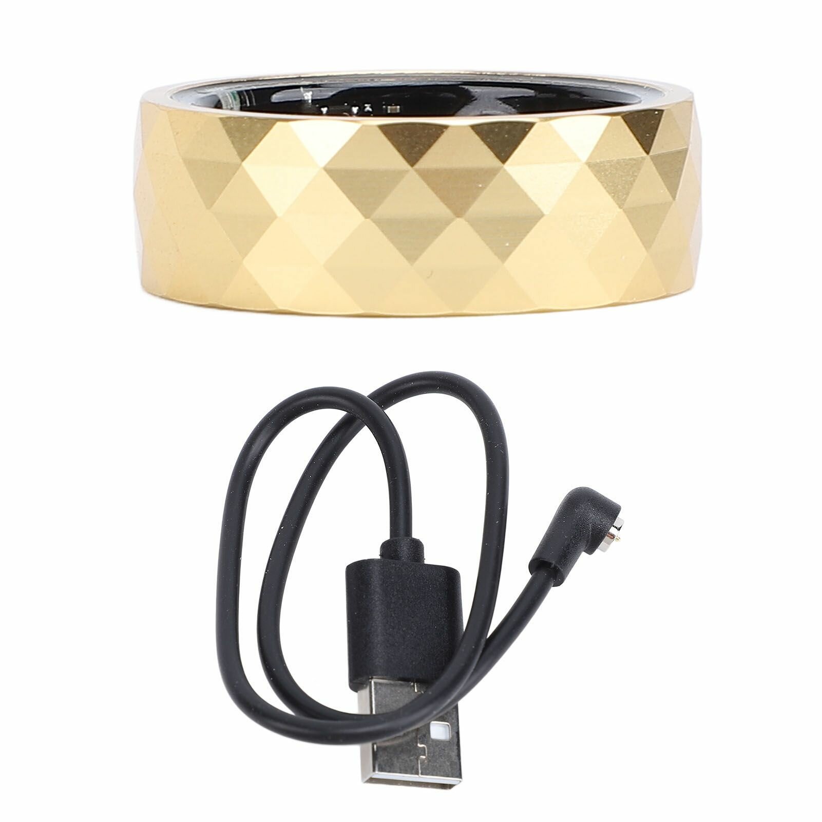 Фитнес-трекер Smart Ring из 18-каратного золота, водостойкость, срок службы батареи 5 7 дней, отслеживание шагов, расстояния, калорий, совместимость со смартфонами IOS и Android