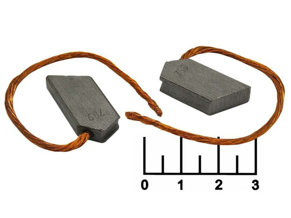 Щетка меднографитовая 6.5*12.5*25 (2 штуки) (МГ)