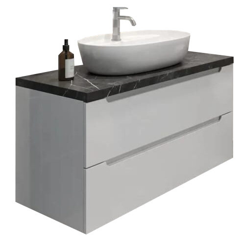 Тумба с раковиной BelBagno ETNA100BL-KEPMNO-1346-SET