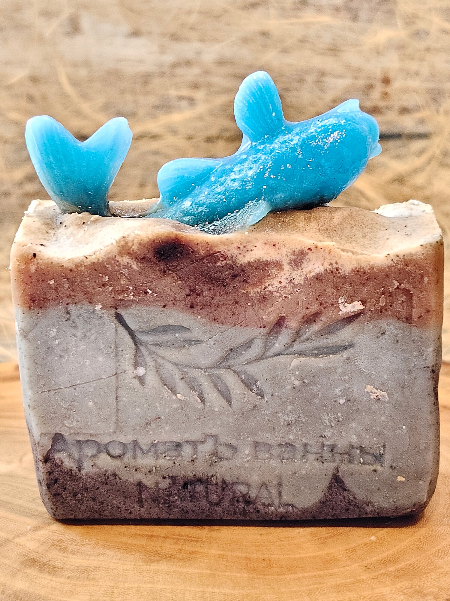 Мыло твердое "Морское", с голубой и чёрной глиной, хной, 80г