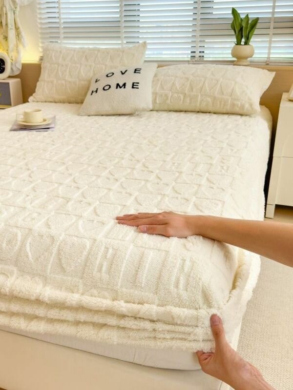 IKEA Наматрасник 200x220х28см слоновая кость