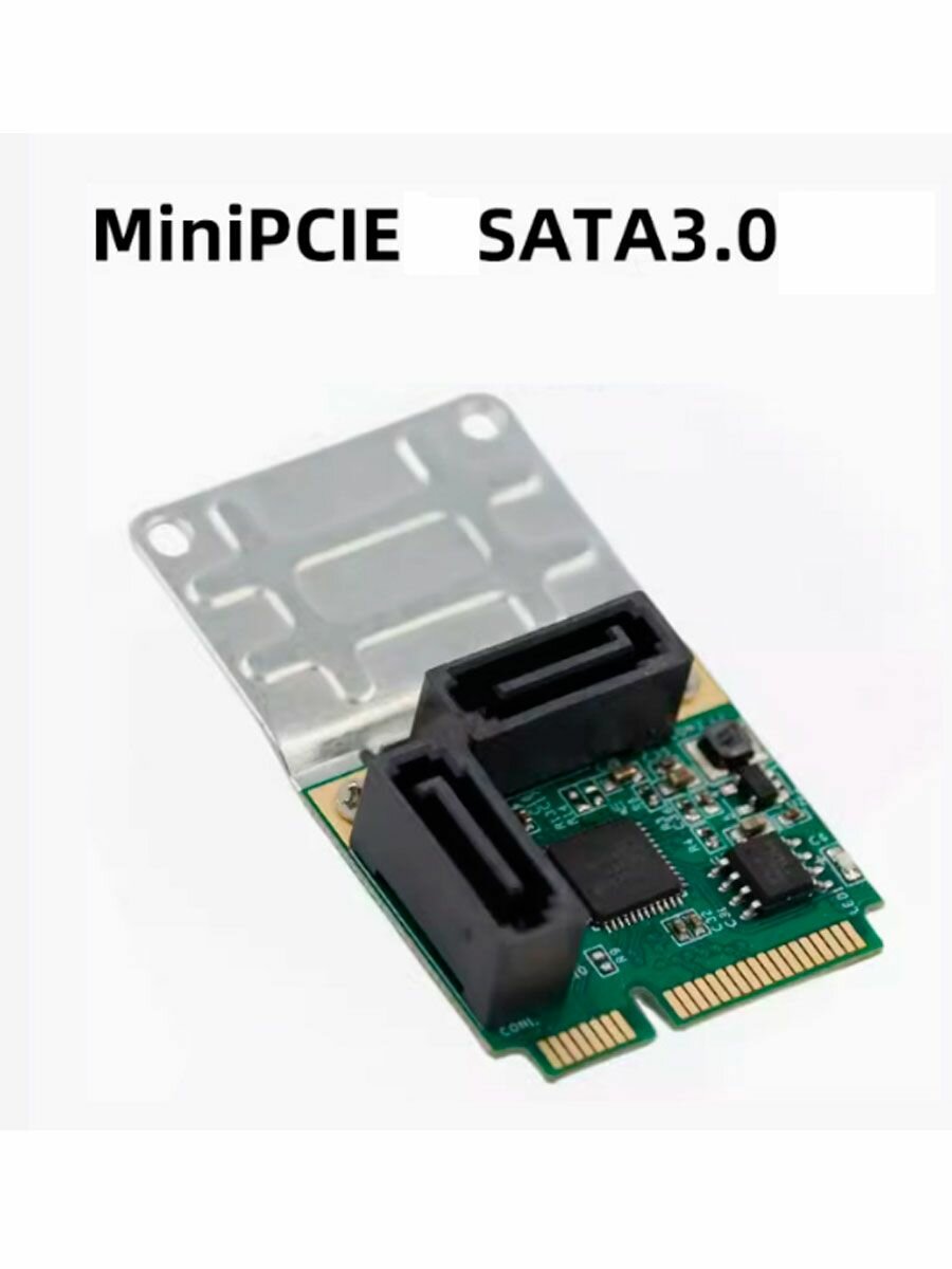 Плата расширения mini PCIe - SATA3 х2