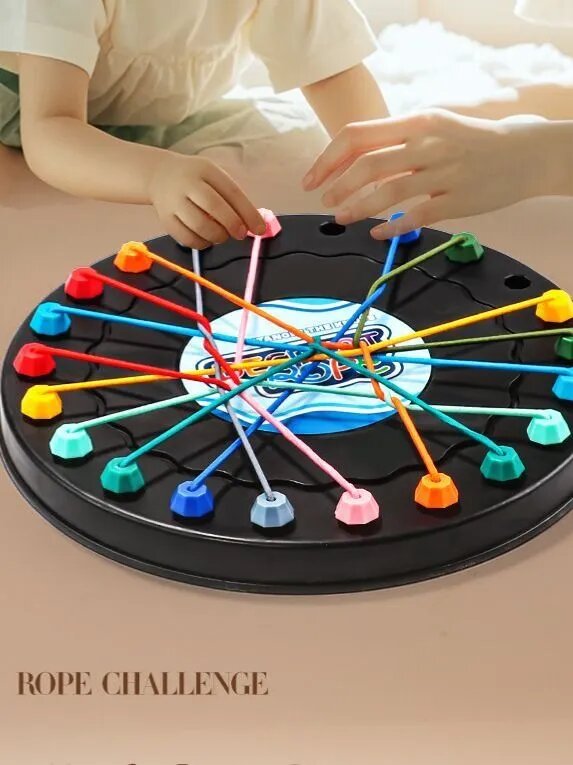 Настольные игры для детей и взрослых /Расстегните веревку Большая битва