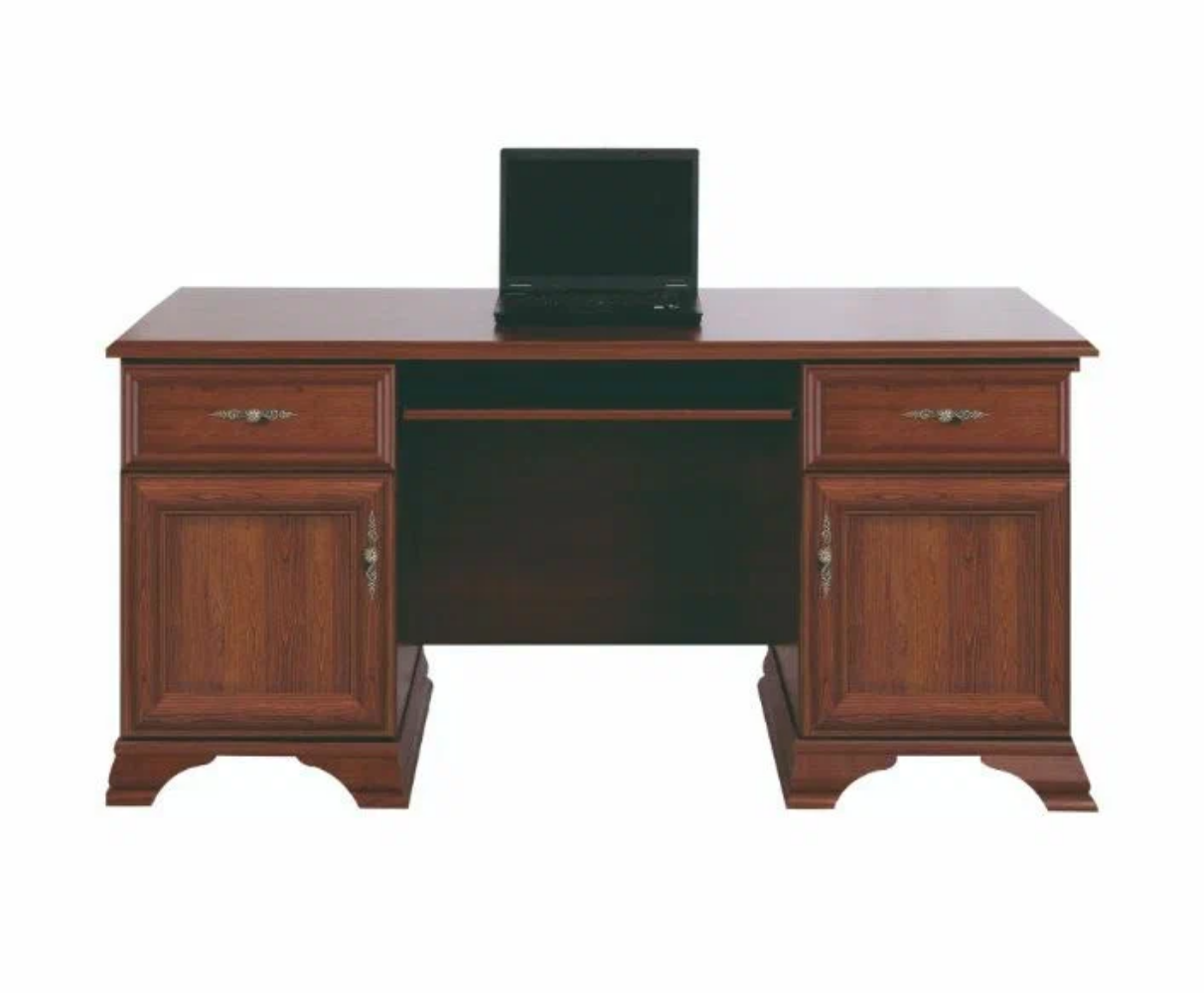 Стол письменный БРВ-Мебель Kentaki BIU2D2S, 74 x 160 x 78 см, цвет: каштан