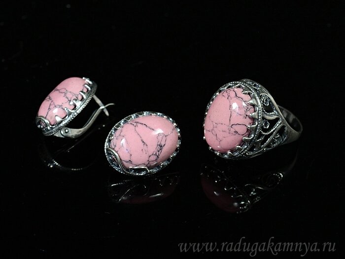 Серьги, кахолонг