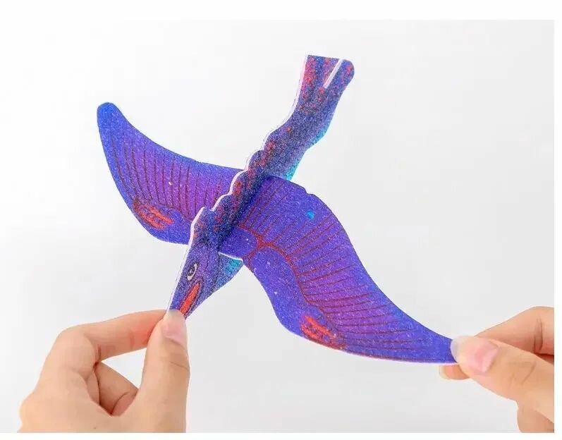 Планеры из пенопласта с изображением динозавров