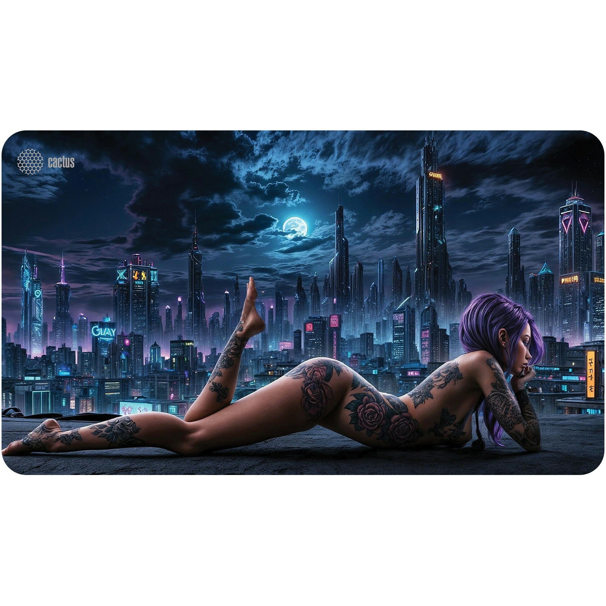 Cactus Коврик для мыши Erotic girl 700x400x3мм CS-MP-PRO03XLL