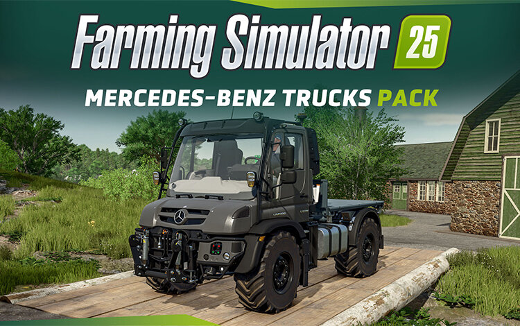 Farming Simulator 25 - Mercedes-Benz Trucks Pack (Steam; Mac, PC; Регион активации РФ, СНГ)