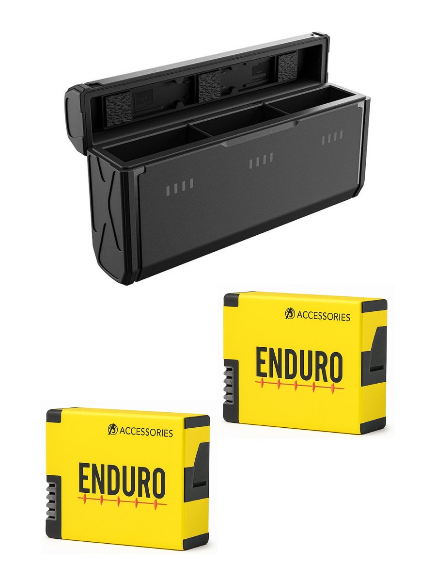 Комплект тройное ЗУ Telesin + 2 АКБ Action5 для GoPro 13, AEBAT-BCG-11\2