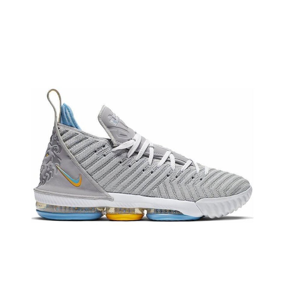 Кроссовки NIKE Lebron 16, размер EU 42.5 стопа (27CM), серый — фото 1