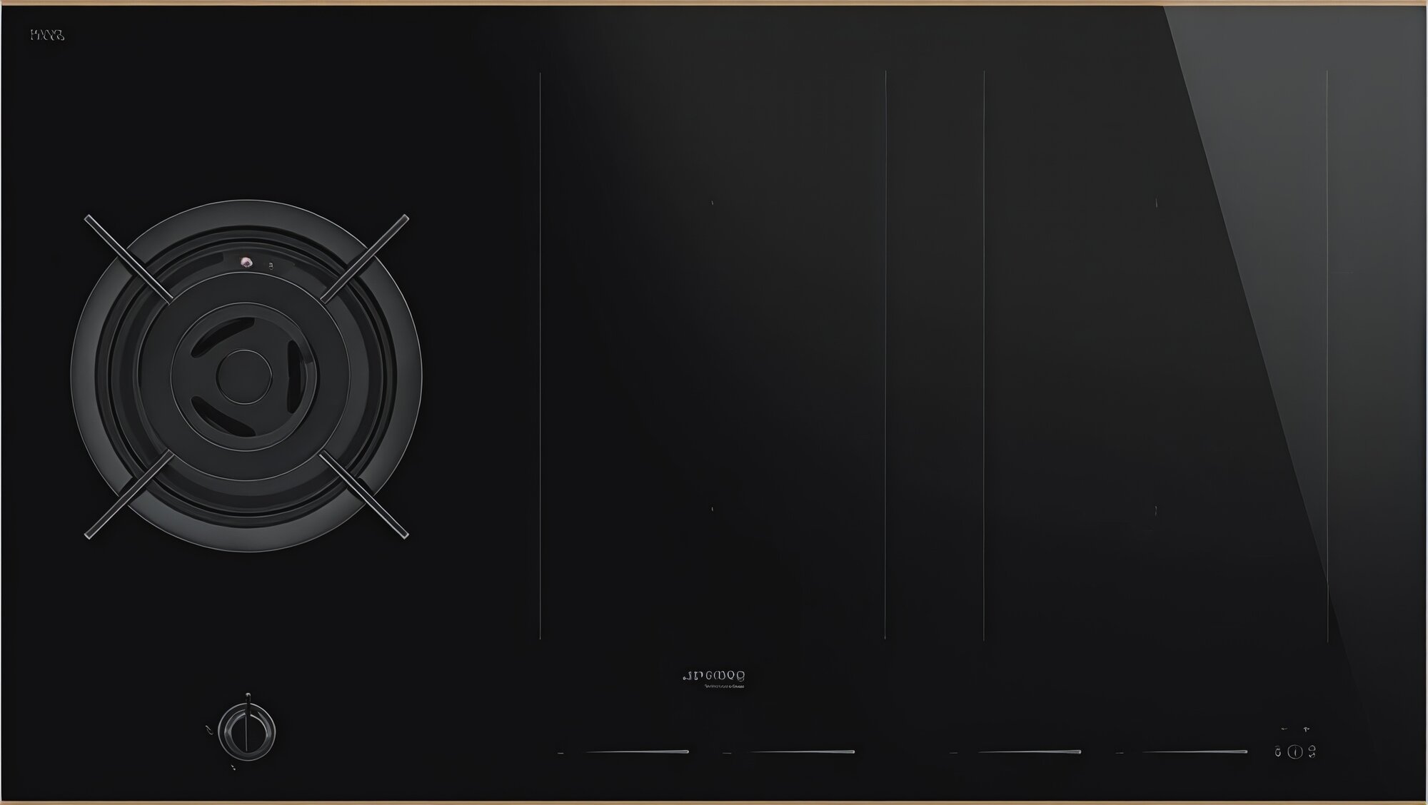 Комбинированная варочная панель (газ + индукция) Smeg PM6954R