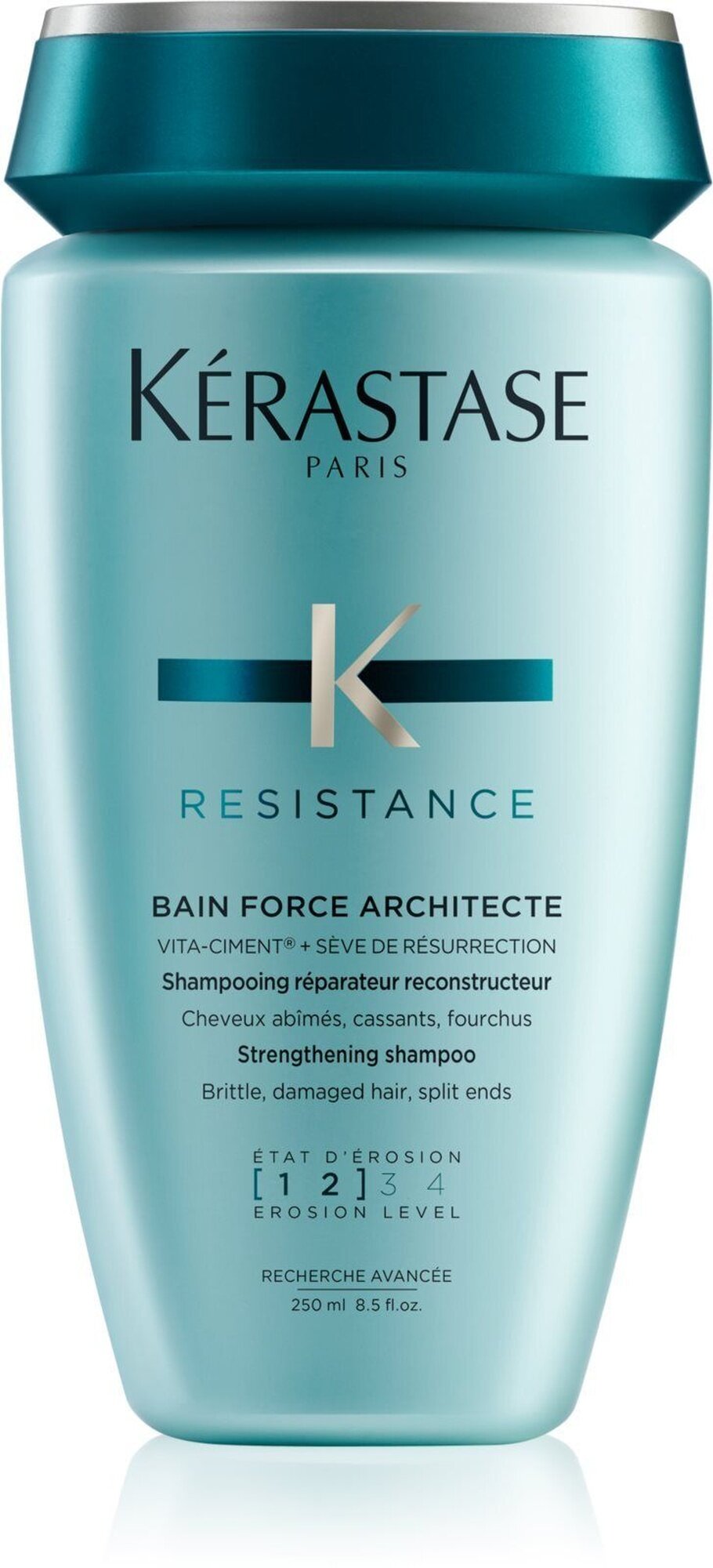 Kerastase Resistance Bain Force Architecte укрепляющий шампунь для ослабленных и слегка поврежденных волос 250 ml