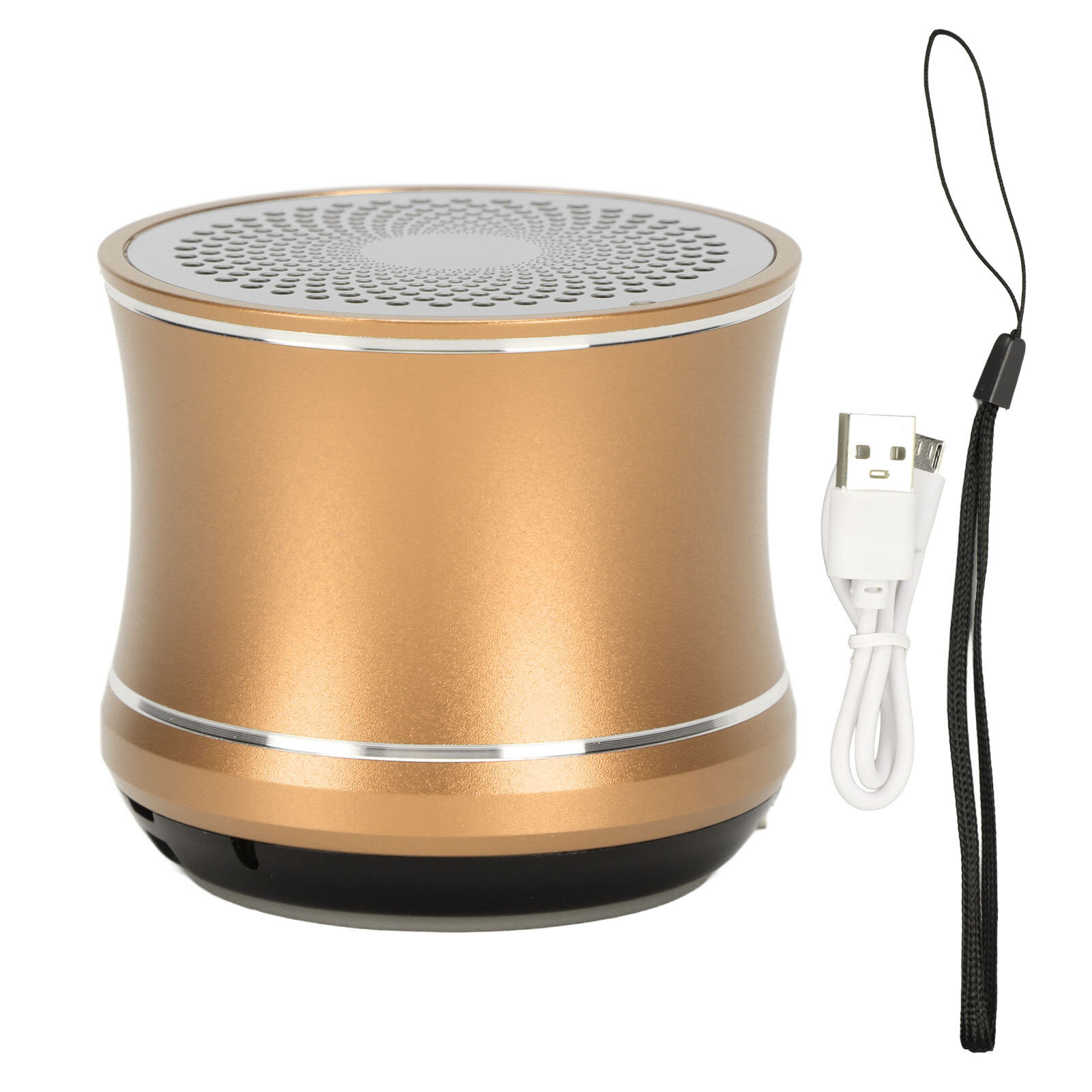Mini Bluetooth -динамик IP67 Водонепроницаемый автопроницаемый беспроводной динамик Auto Connect с басовым радиатором для душевой велосипеды Gold Gold