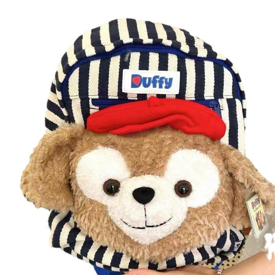 Duffy bear рюкзак легкий из холста с мультяшным рисунком и мягкими ремнями для студентов и повседневных поездок