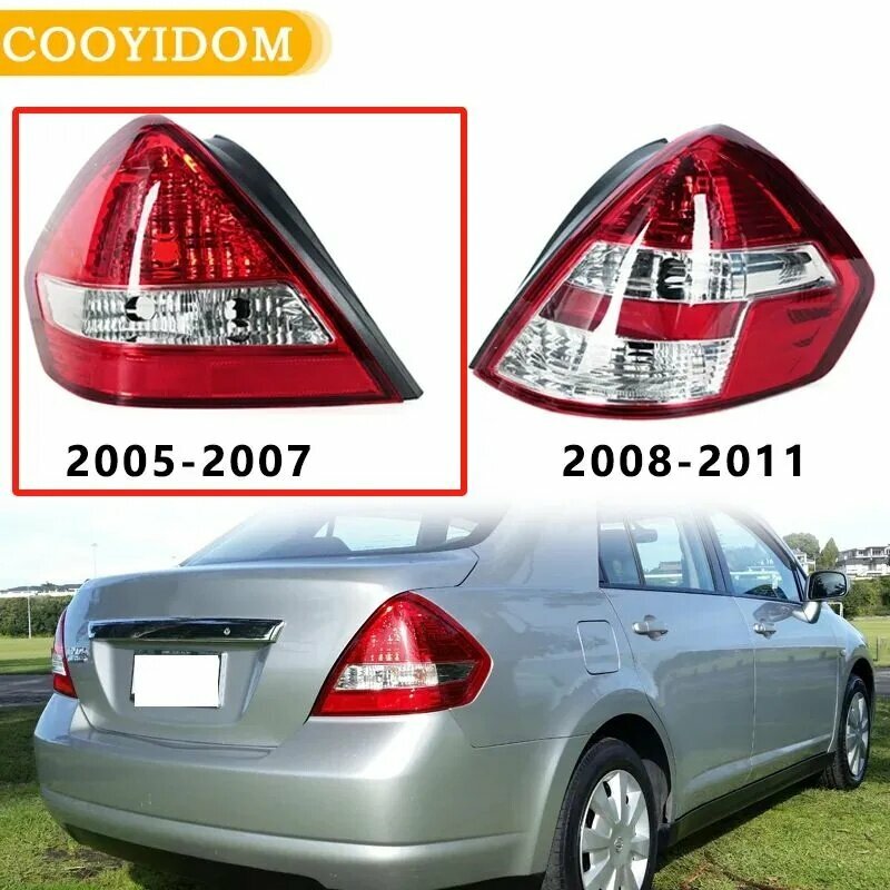 Фары автомобильные, Задний фонарь, 1 шт, арт. Nissan Tiida 2005 - 2007